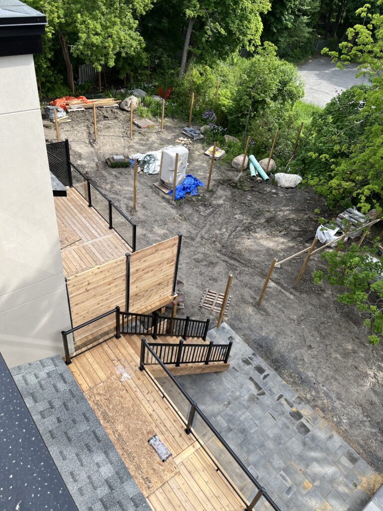 Walkout Deck Westboro | Cedar Deck Ottawa | Deck Design